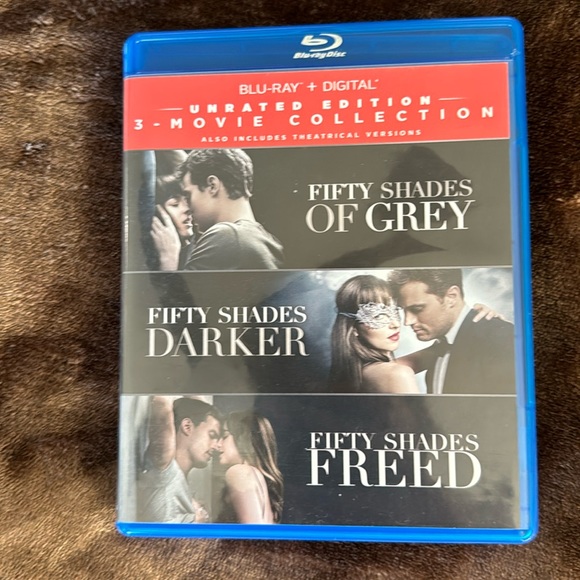 Universal | Media | Fifty Shades 3 Movie Collection Blueray Unrated Edition | Poshmark